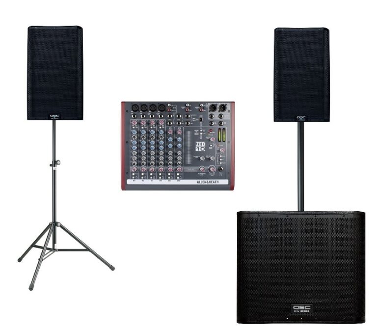 QSC PA System Hire for Events | Lida AV